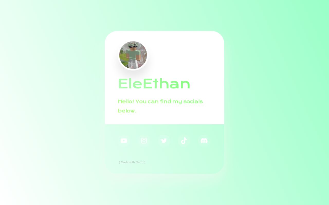 Ethan's Carrd